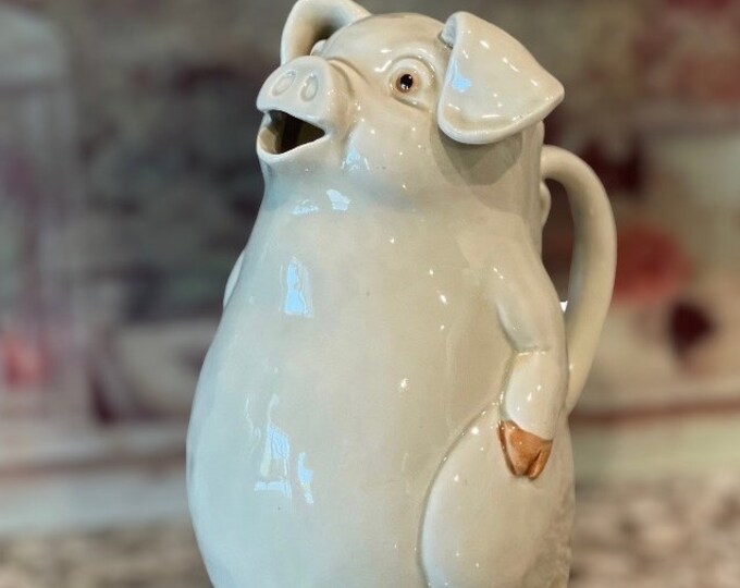 Vintage Fitz and Floyd “porky Pitcher” 1977 Fun Water Pitcher or Piggy ...