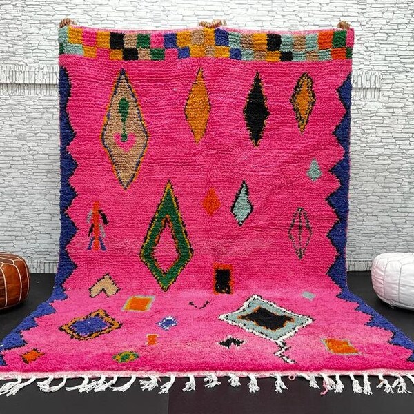 Pink Moroccan Rug - Etsy