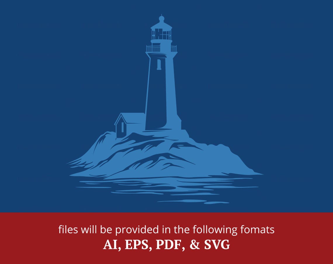 Lighthouse SVG, Ocean Svg, Lighthouse Cricut, Sea Clipart, Lighthouse ...
