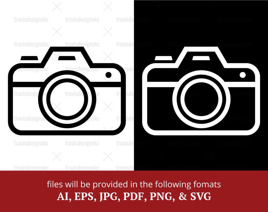 Camera Graphic - Camera Outline Clipart - Camera Clipart - Camera SVG ...