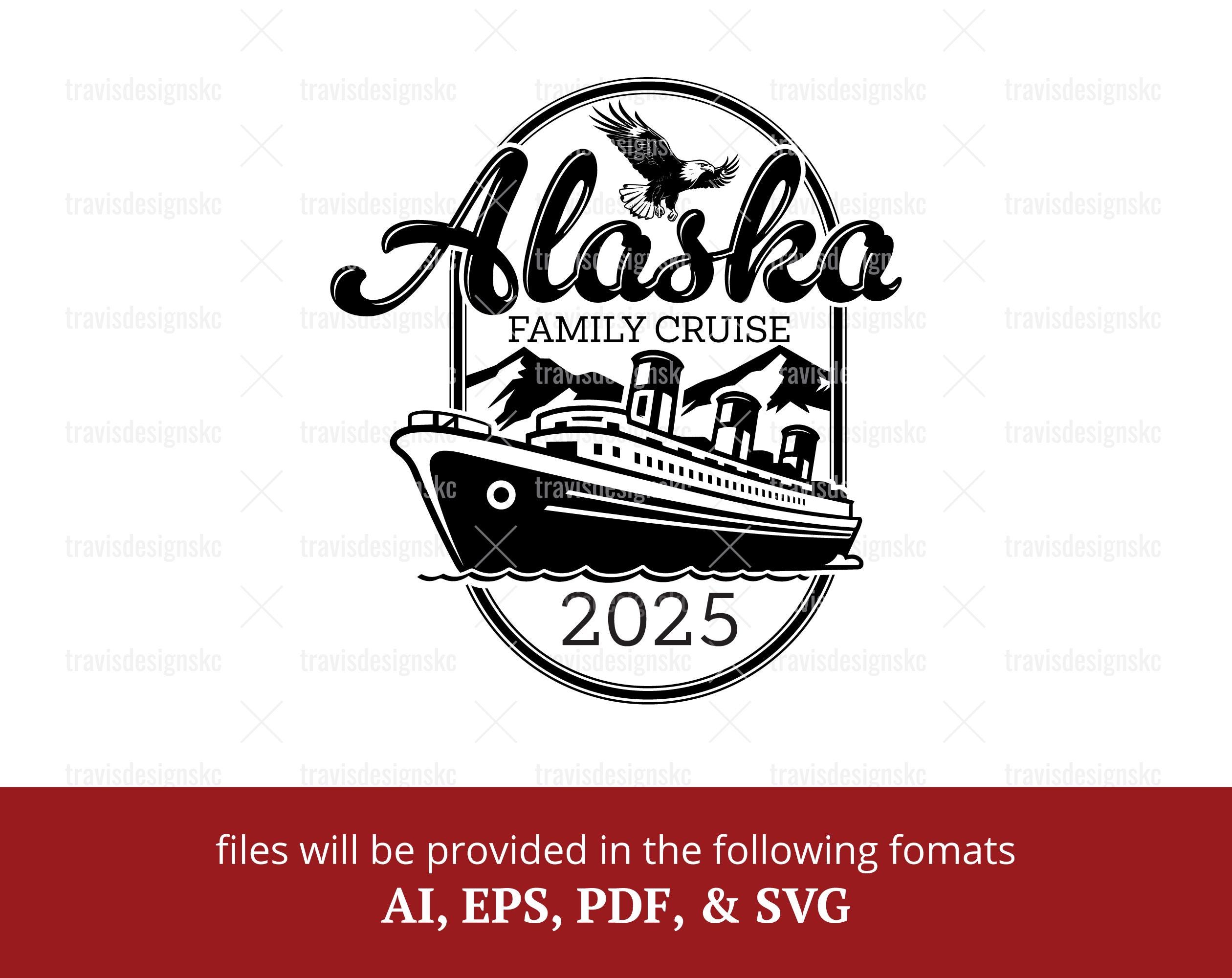 2025 Alaska Cruise SVG Alaska Cruise Shirts Cruising Together Family ...