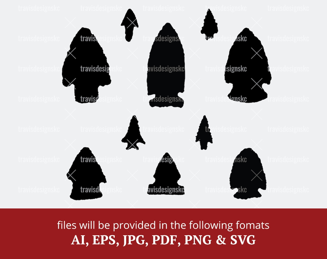 Arrowhead Clipart - Arrowhead Design - Arrowhead Graphic - Arrowhead ...