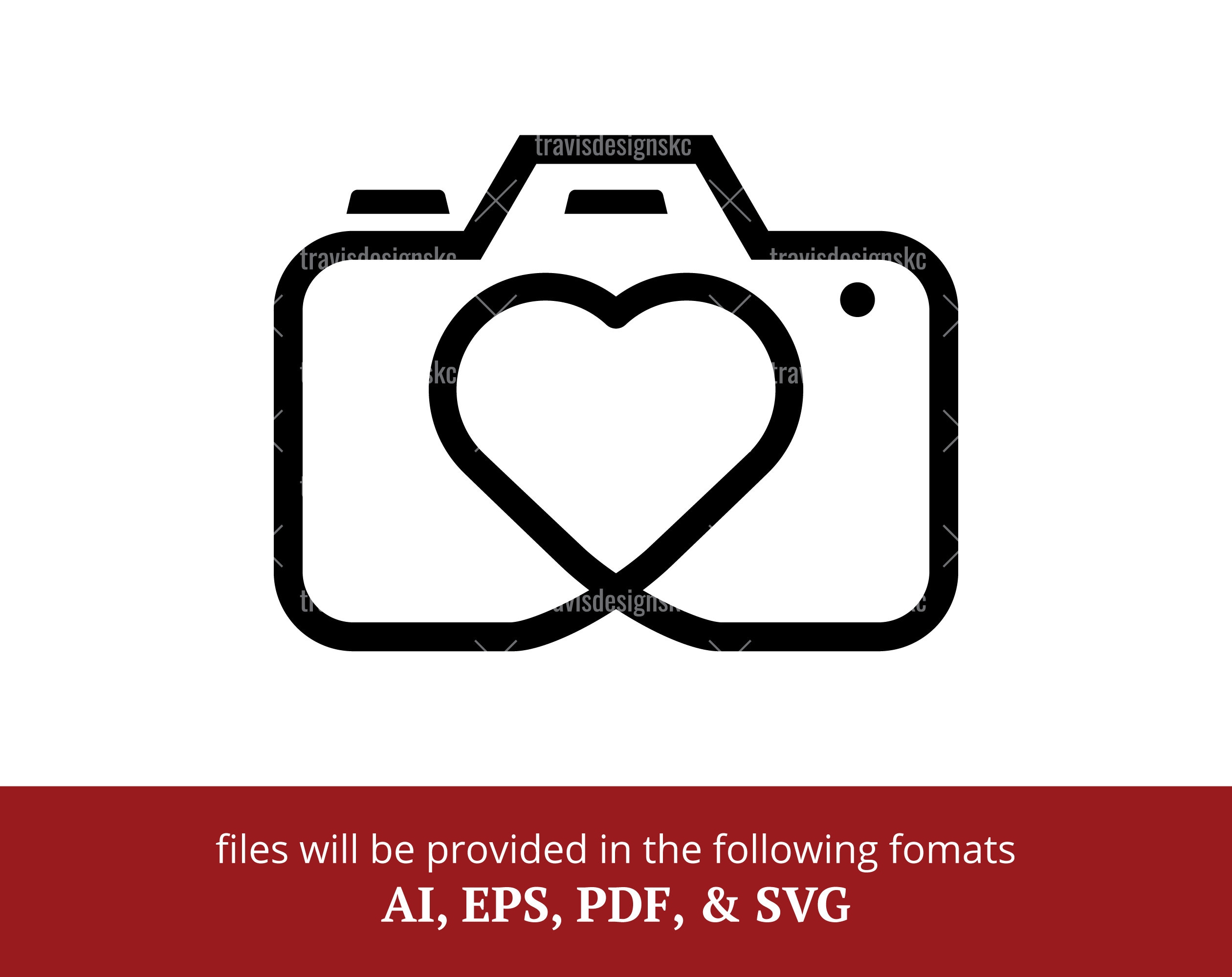 Camera Graphic Camera Outline Clipart Camera Clipart - Etsy