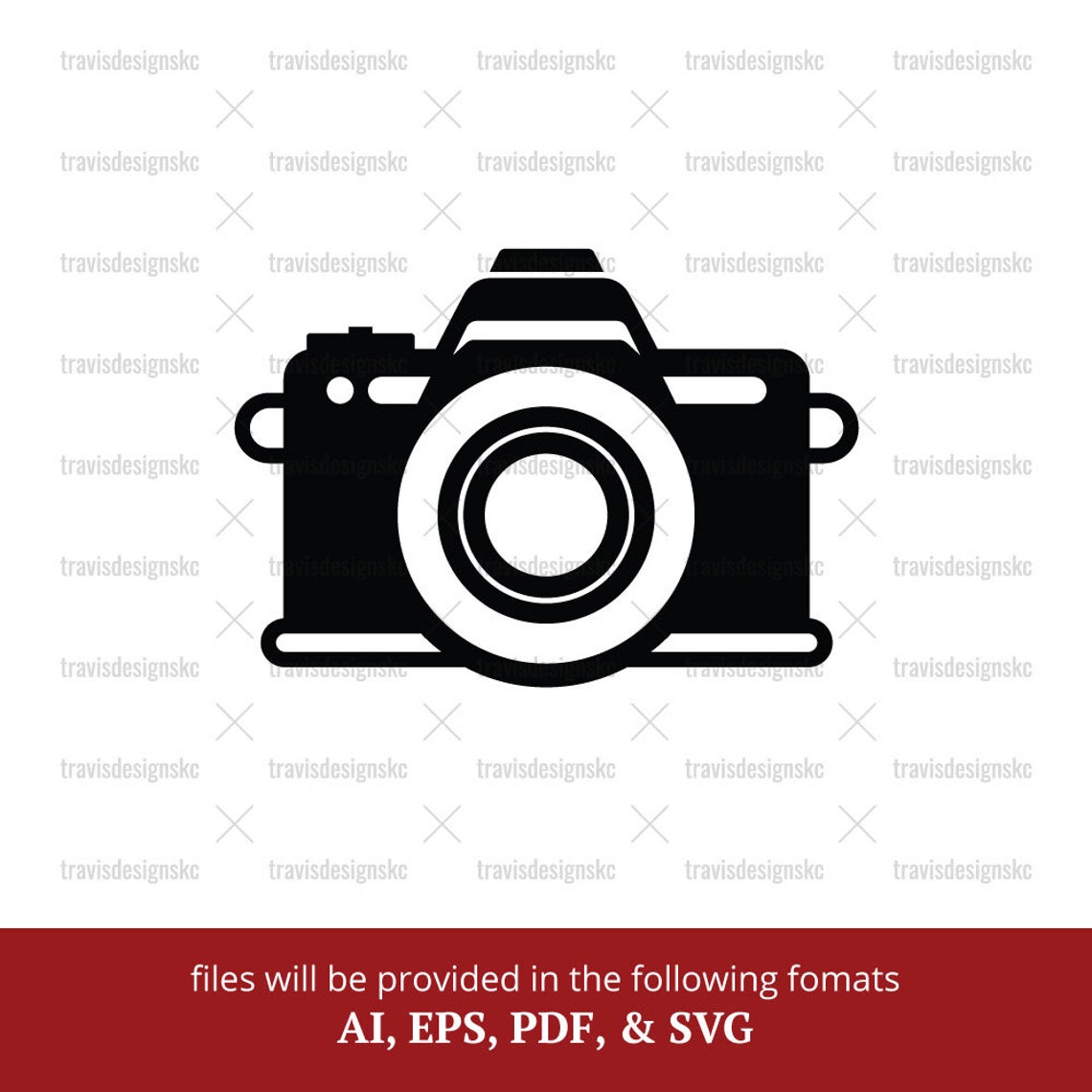 Camera Graphic Camera Outline Clipart Camera Clipart Camera SVG Camera ...