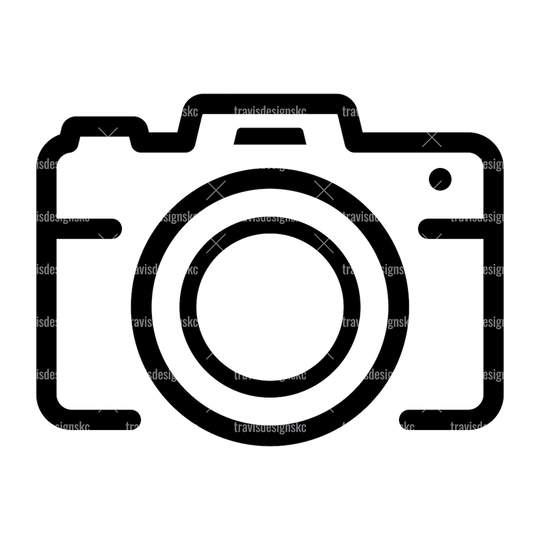 Camera Graphic Camera Outline Clipart Camera Clipart Camera SVG Camera ...