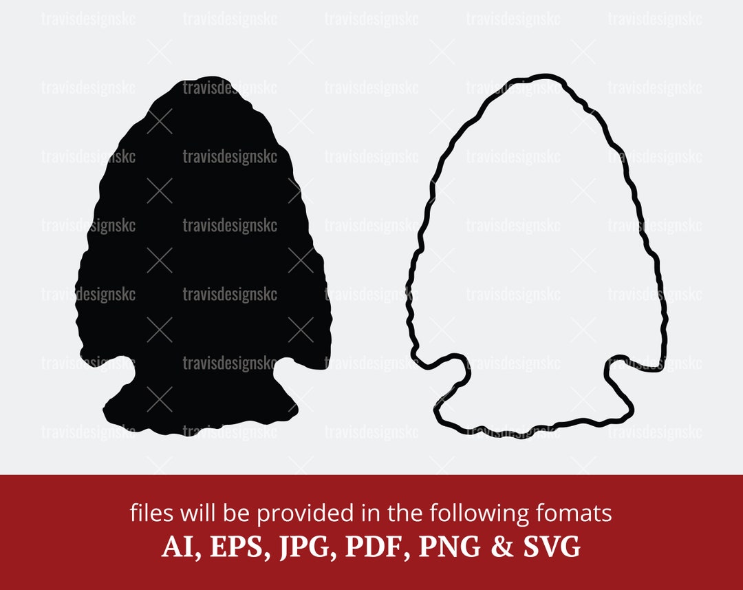 Arrowhead Clipart Arrowhead Design Arrowhead Graphic Arrowhead ...