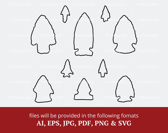 Arrowhead Template Taxidermy ArrowHead Acrylic Router Template