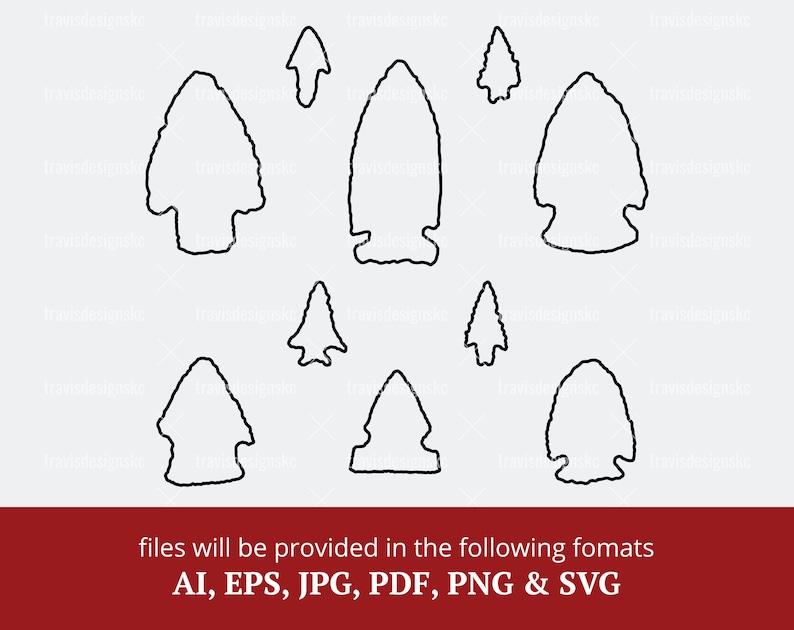 Arrowhead Clipart - Arrowhead Design - Arrowhead Graphic - Arrowhead ...