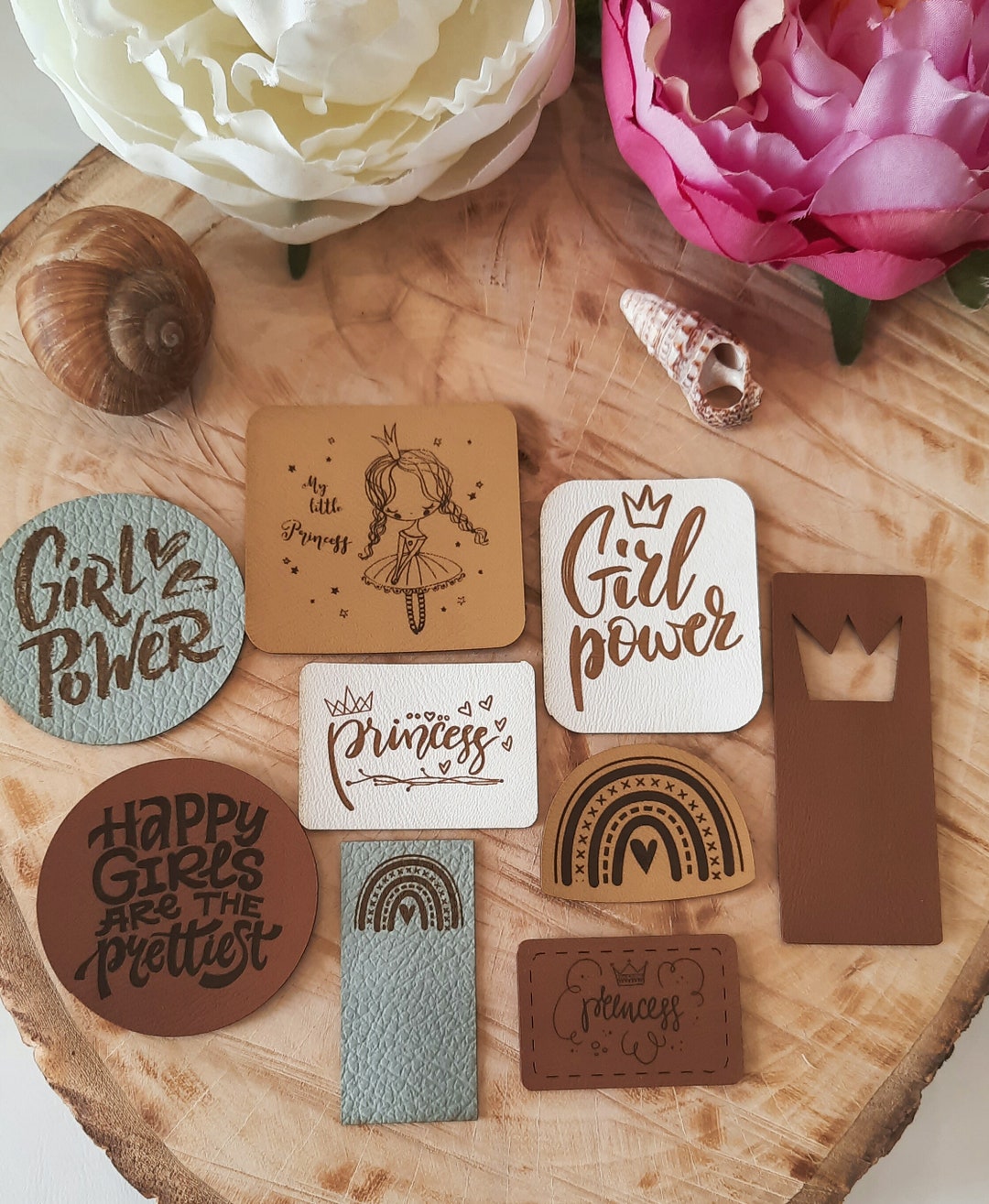 Faux Leather Labels, Faux Leather Tags for Sewing Project, Bundle of ...