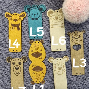 No SEW Labels, Knitting Tags, No Sew Fold Over Animal Labels ,folded ...