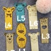 No SEW Labels, Knitting Tags, No Sew Fold Over Animal Labels ,folded ...