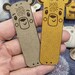 No SEW Labels, Knitting Tags, No Sew Fold Over Animal Labels ,folded ...