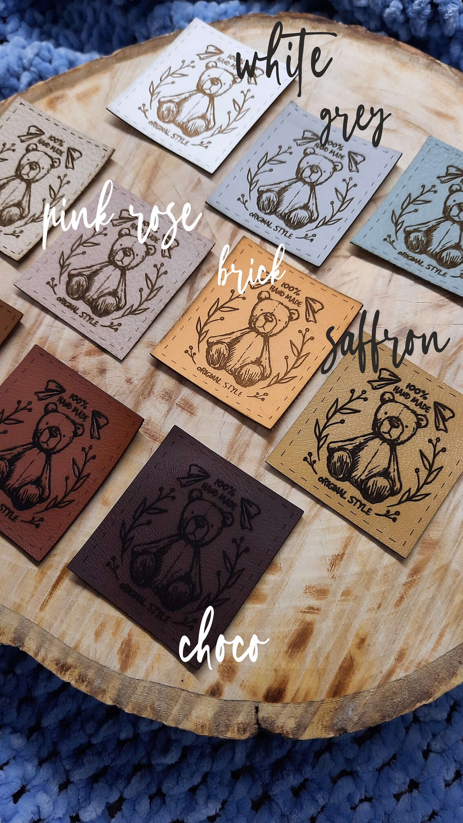 Custom Knitting Tags Tags Knitting and Crochet Garment - Etsy