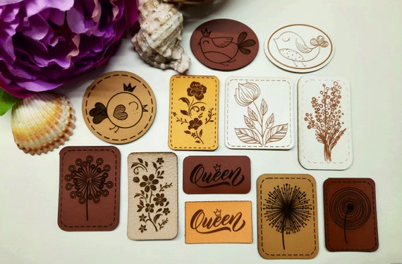 Faux Leather Labels Tags for Handmade Faux Leather Tags | Etsy