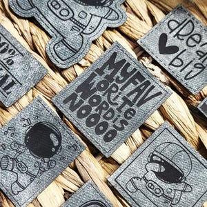 Denim Laserable Sheets for Laser Engraving, Laserable Leatherette 12"x24" (30x60cm), Denim Look ...