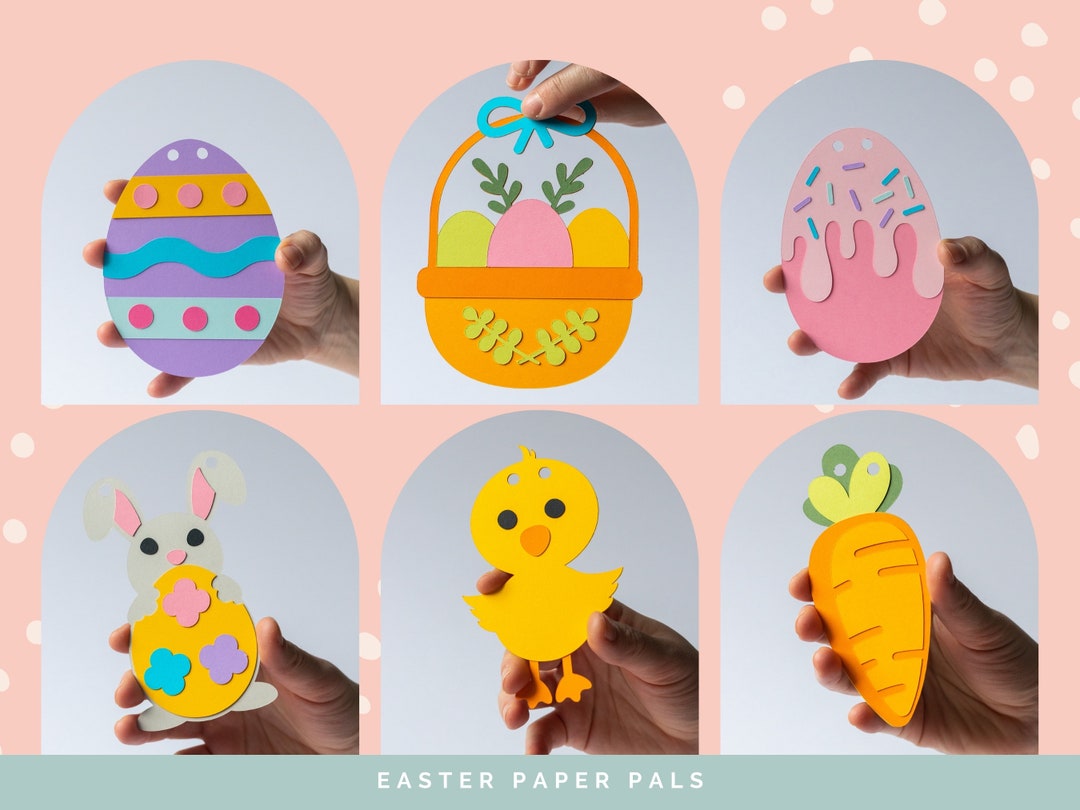 Craft Kit for Kids Paper Do It Yourself Fun Decors for Easter Preschool ...