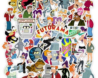 Futurama Bender Stickers - Etsy