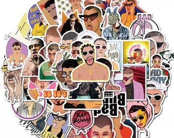 Bad Bunny Sticker Pack - Etsy