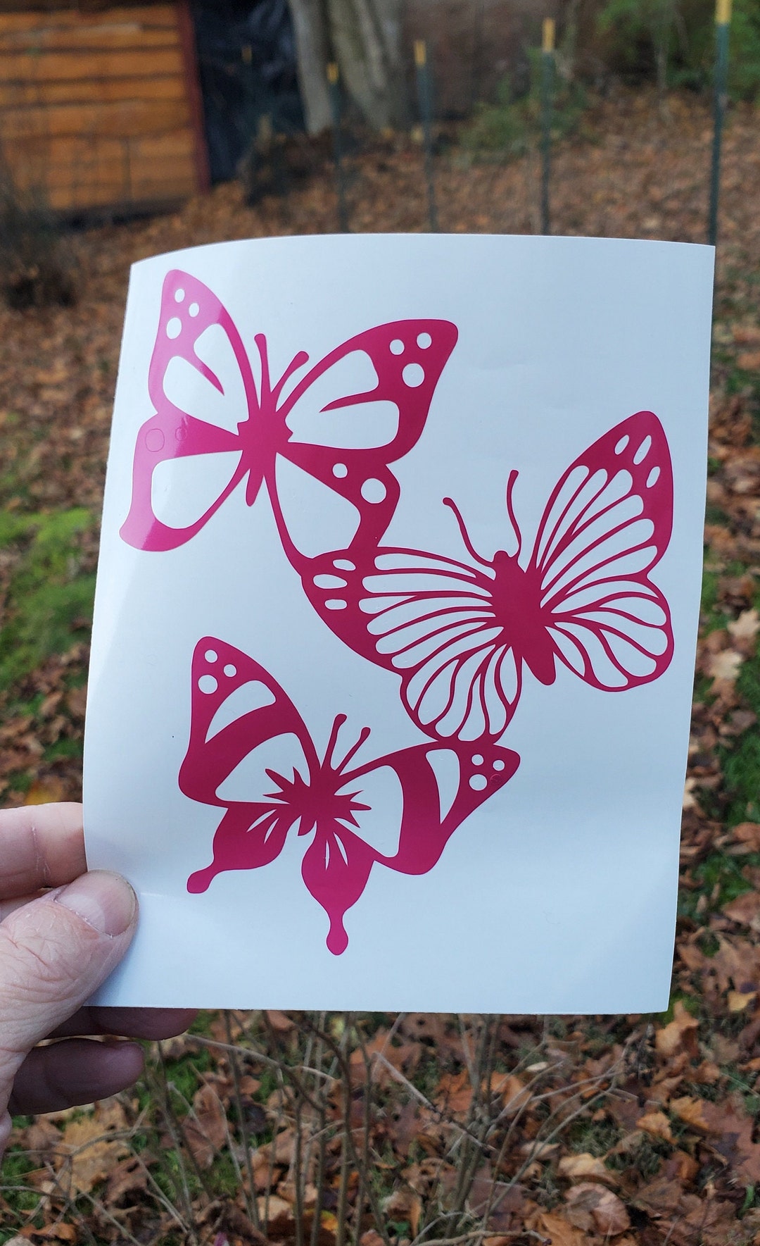 Butterflies Vinyl Decal, Butterfly Sticker, Butterfly Decal, Window ...