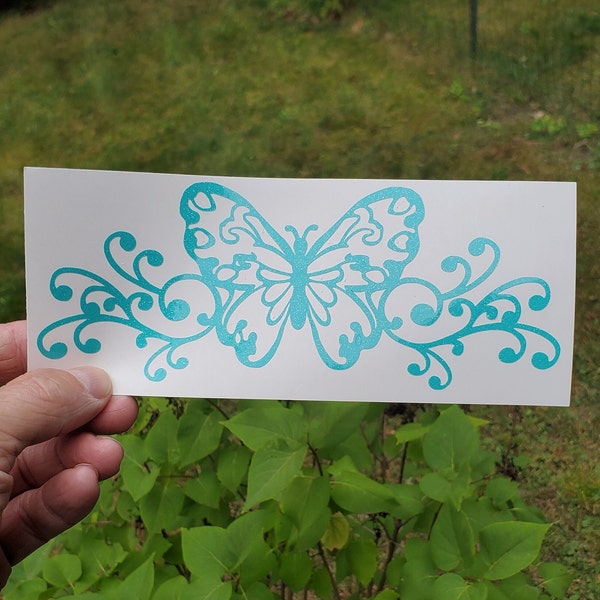 Filigree Car Decal - Etsy