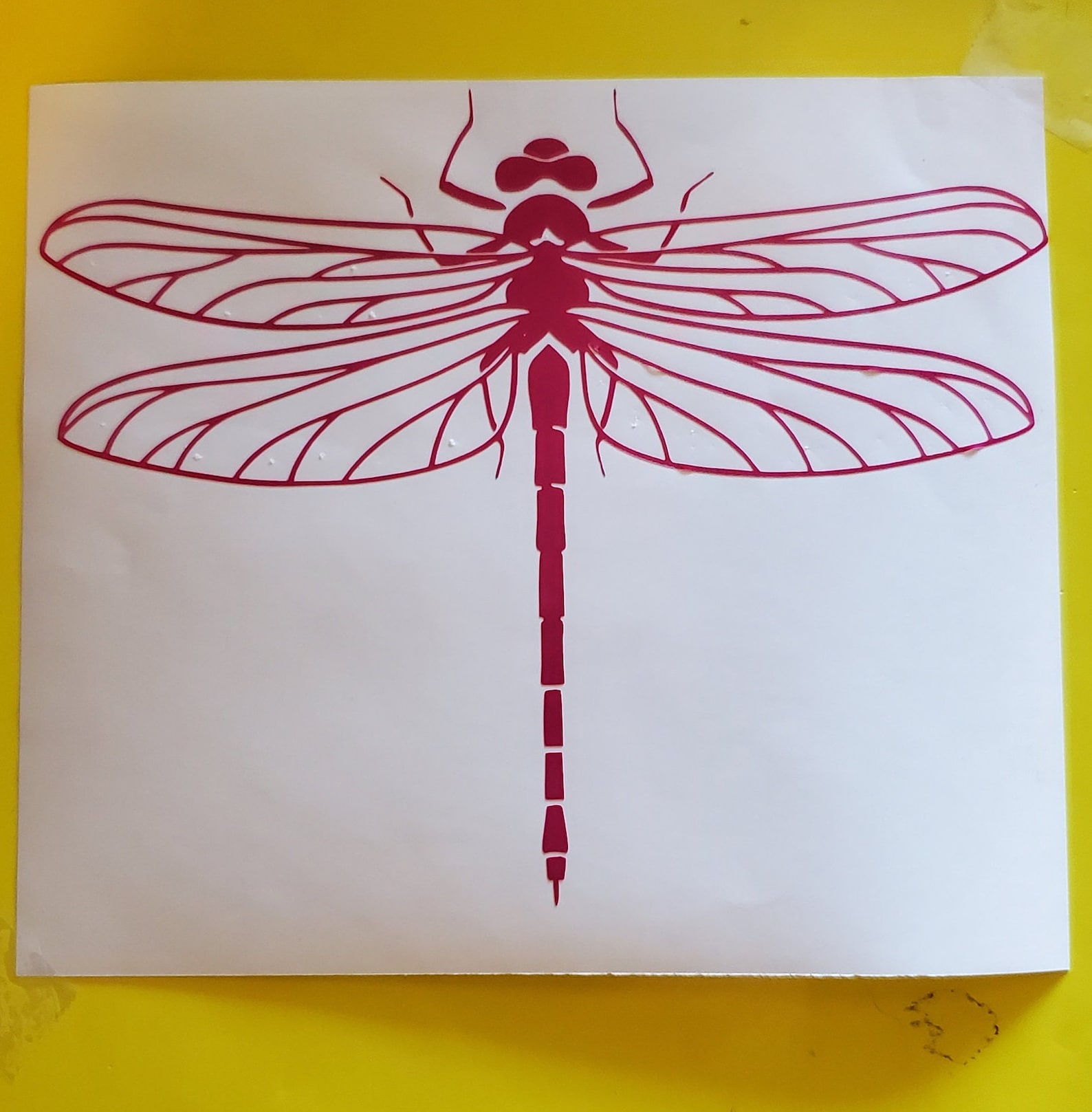 Dragonfly Vinyl Decal, Vinyl Sticker, Car Decal, Bumper Sticker ...