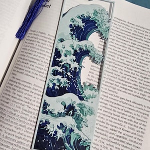 Japanese Great Wave Bookmark, Book Accessories, 3d Printed, Teacher ...