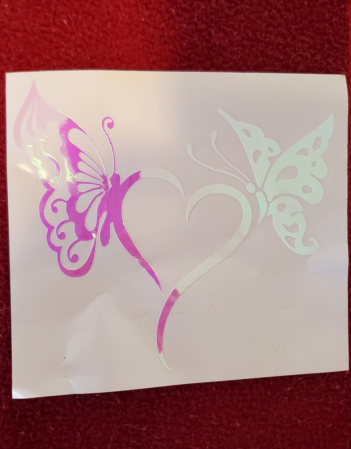 Butterfly Heart Vinyl Decal Vinyl Sticker Bumper Sticker - Etsy