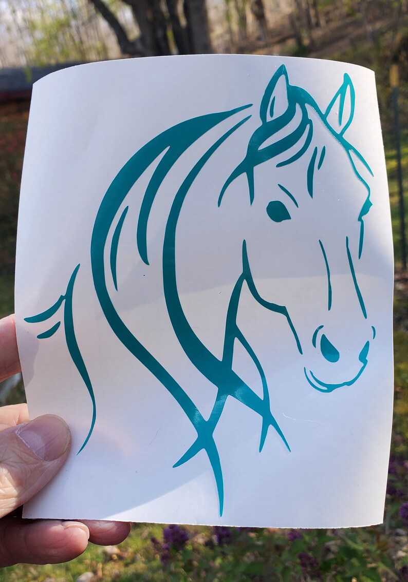 Horse Decal Vinyl Decal Horse Sticker Horse Decal Window - Etsy