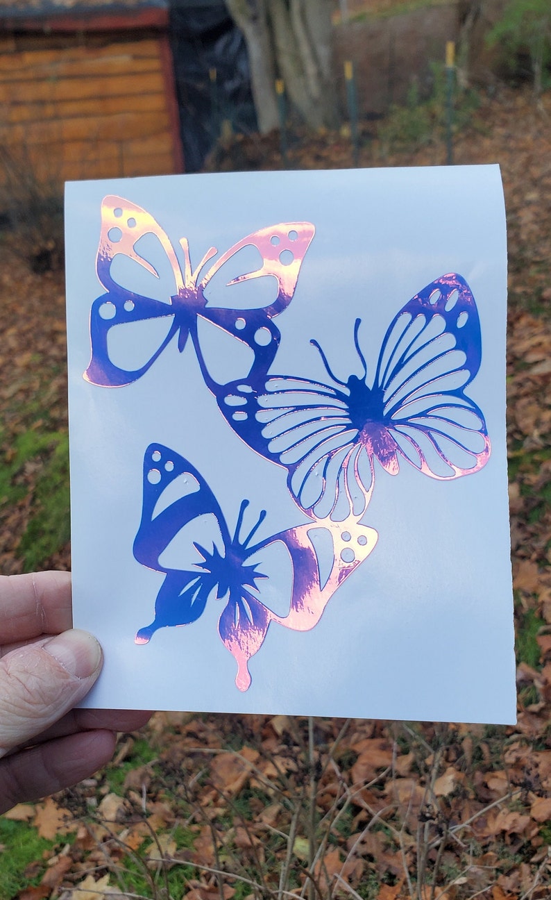 Butterflies Vinyl Decal Butterfly Sticker Butterfly Decal - Etsy