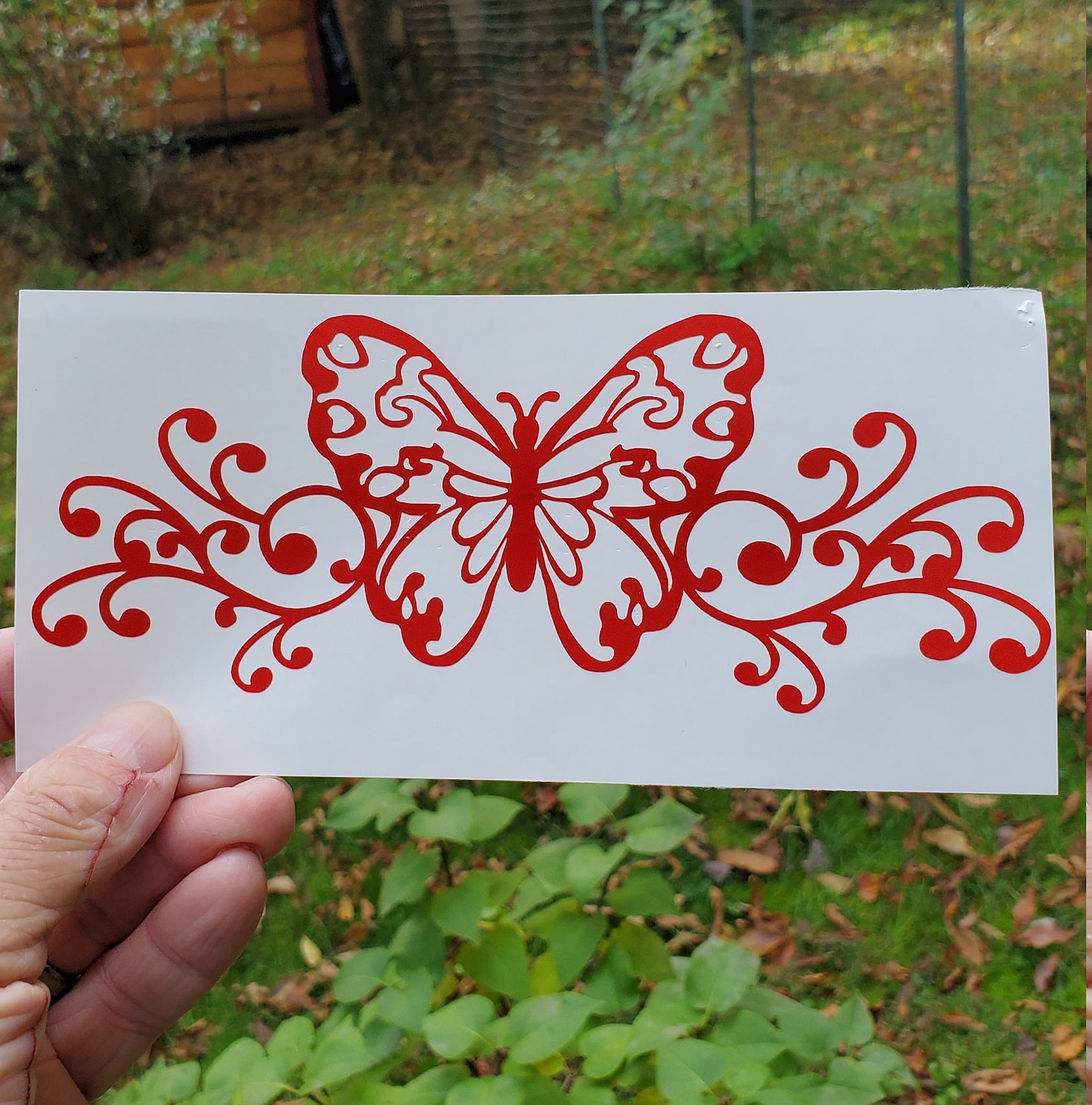 Butterfly Vinyl Decal Vinyl Sticker Scrapbook Car Window | Etsy