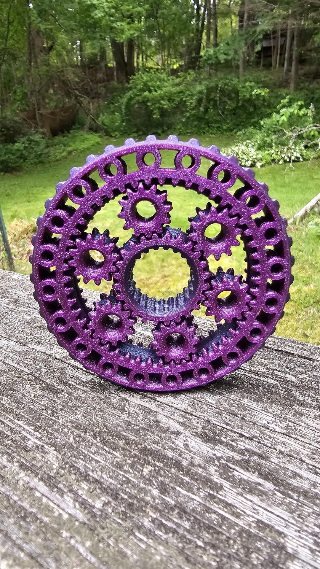 Gear Storm Fidget Spinner, Textured Fidget Toy, ADHD, Stress Play ...