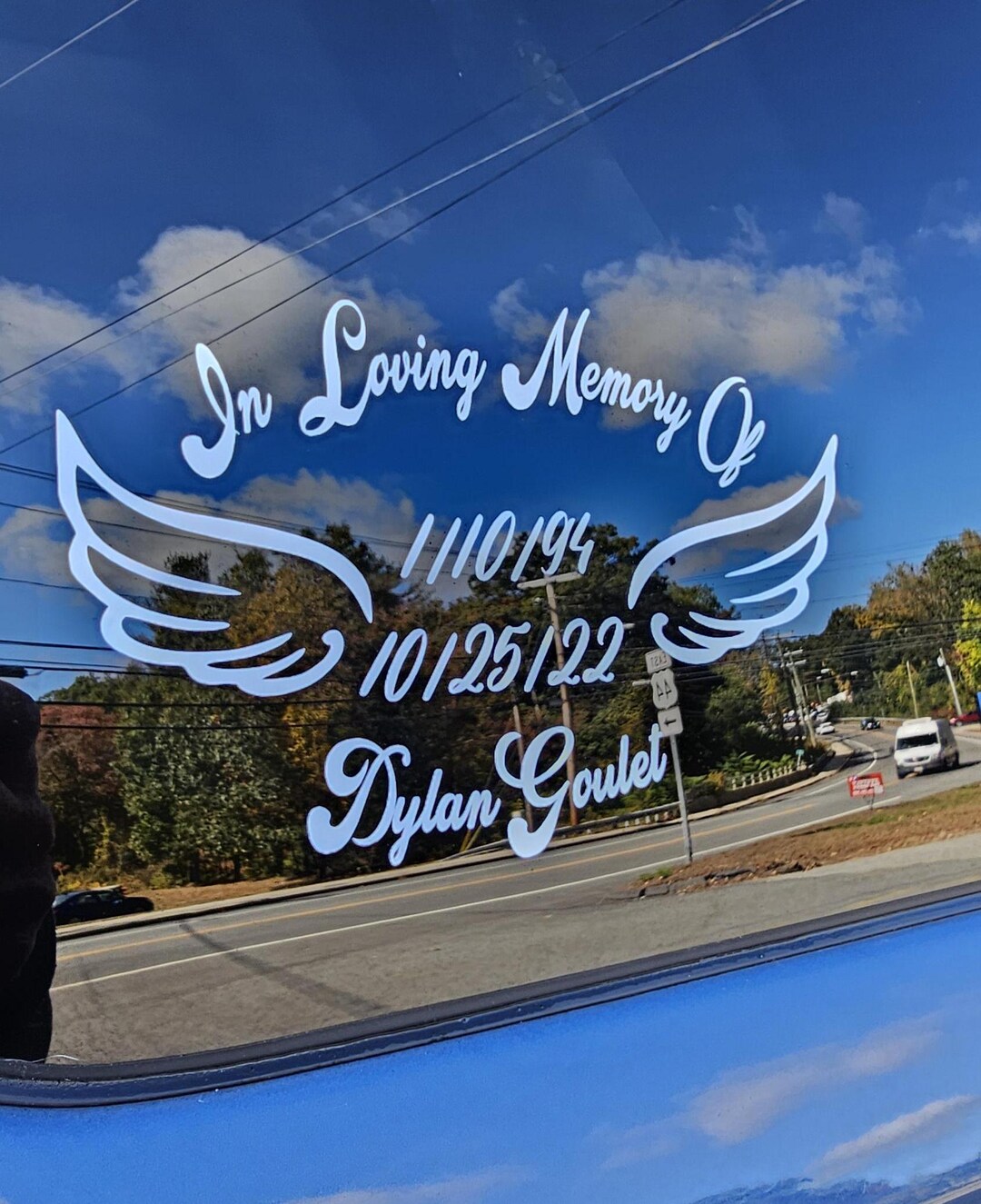 In Loving Memory Vinyl Decal, Memorial Sticker, Angel Sticker, Car ...