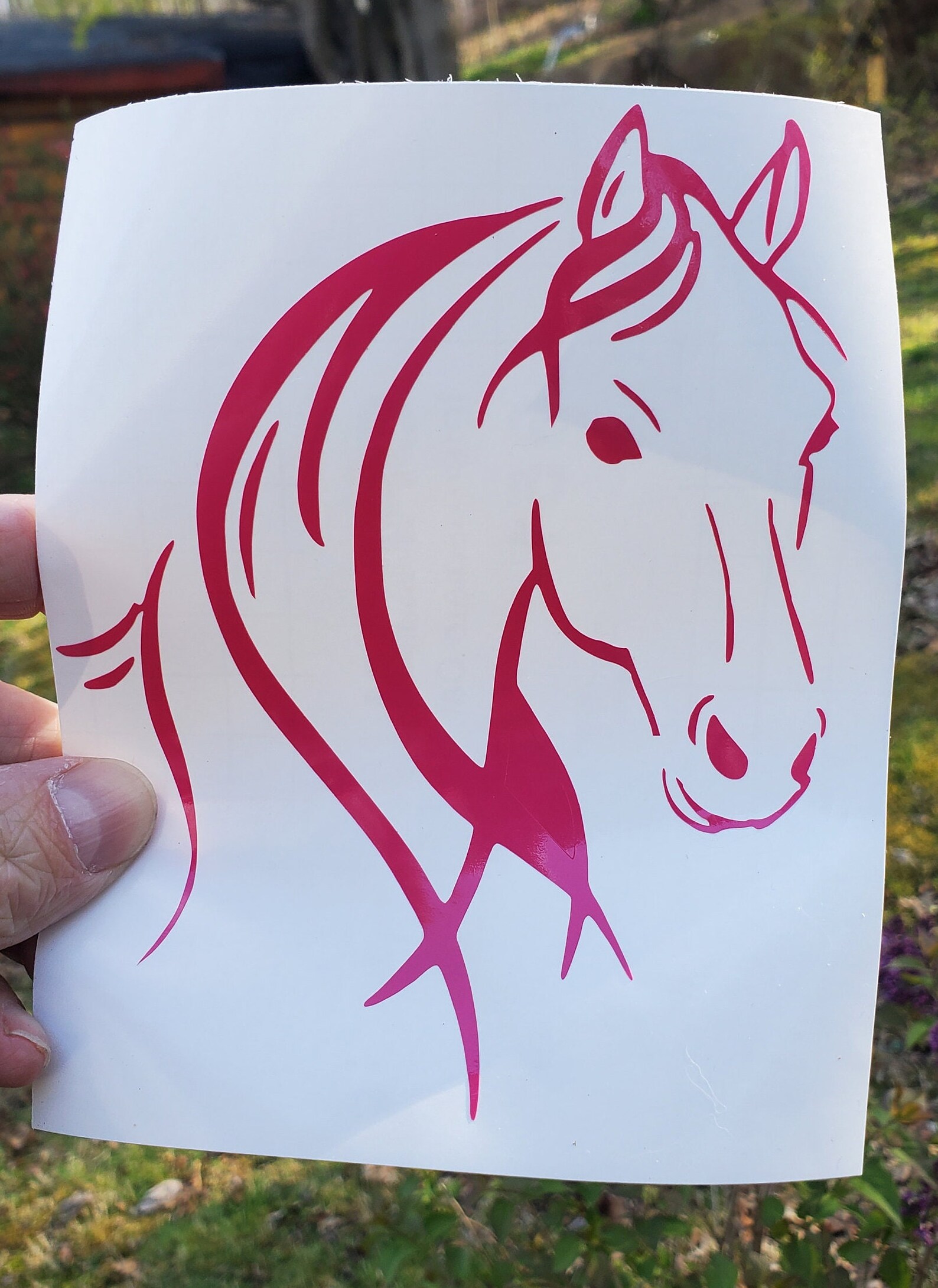Horse Decal Vinyl Decal Horse Sticker Horse Decal Window - Etsy