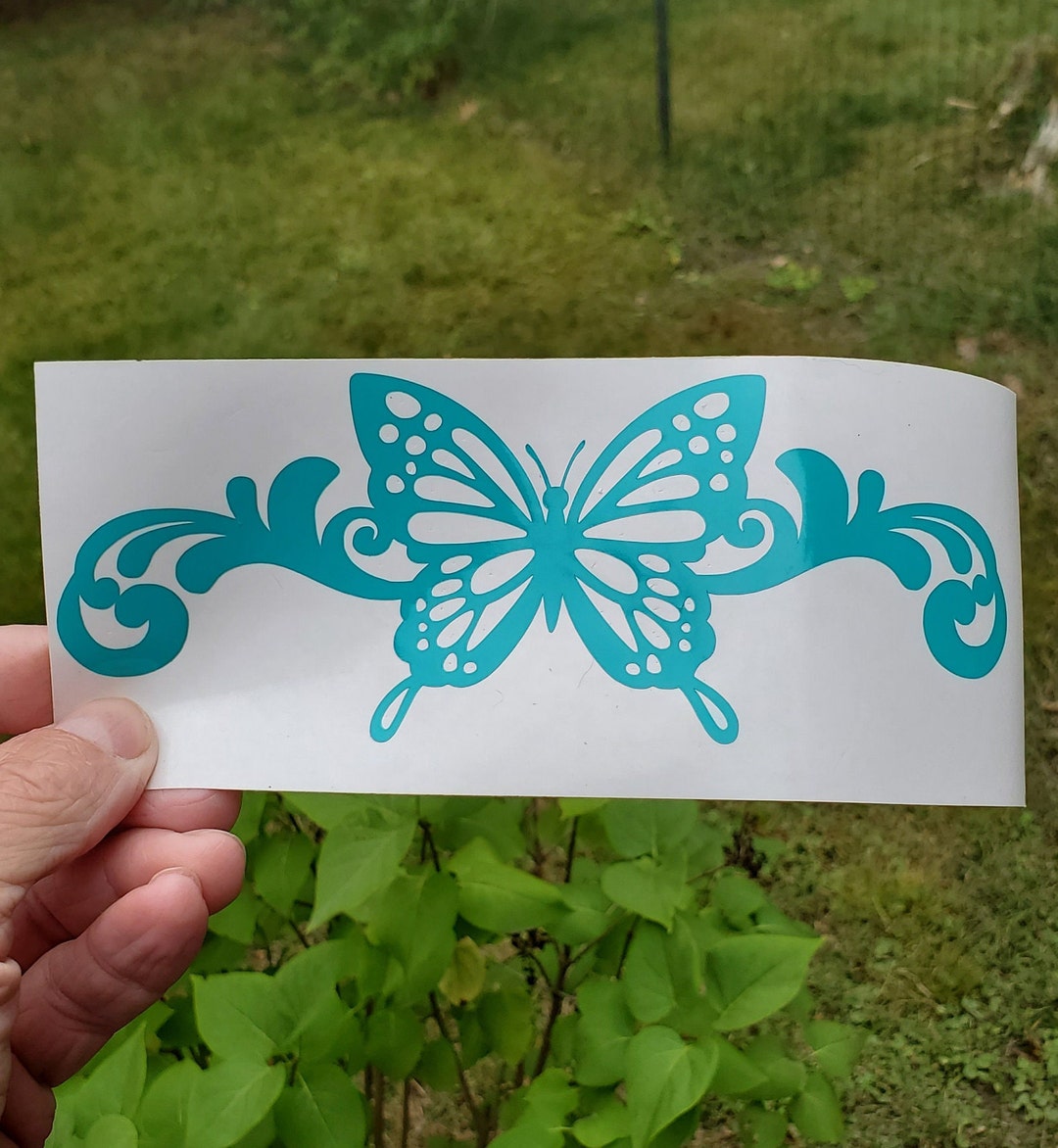 Butterfly, Vinyl Decal, Vinyl Sticker, Car Decal, Window Decal, Bumper ...