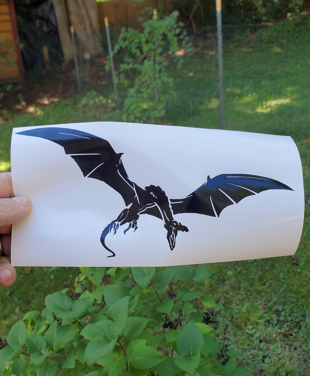 Fantasy Dragon Vinyl Decal, Vinyl Sticker, Car Decal, Bumper Sticker ...