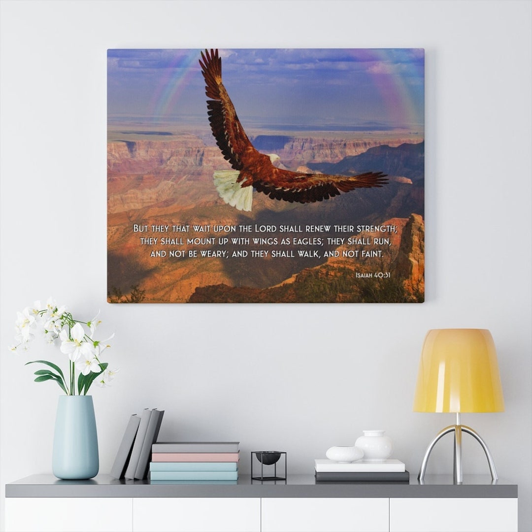 Inspiration Canvas| Bible Verse Canvas, Scripture Wall Art, Freedom ...