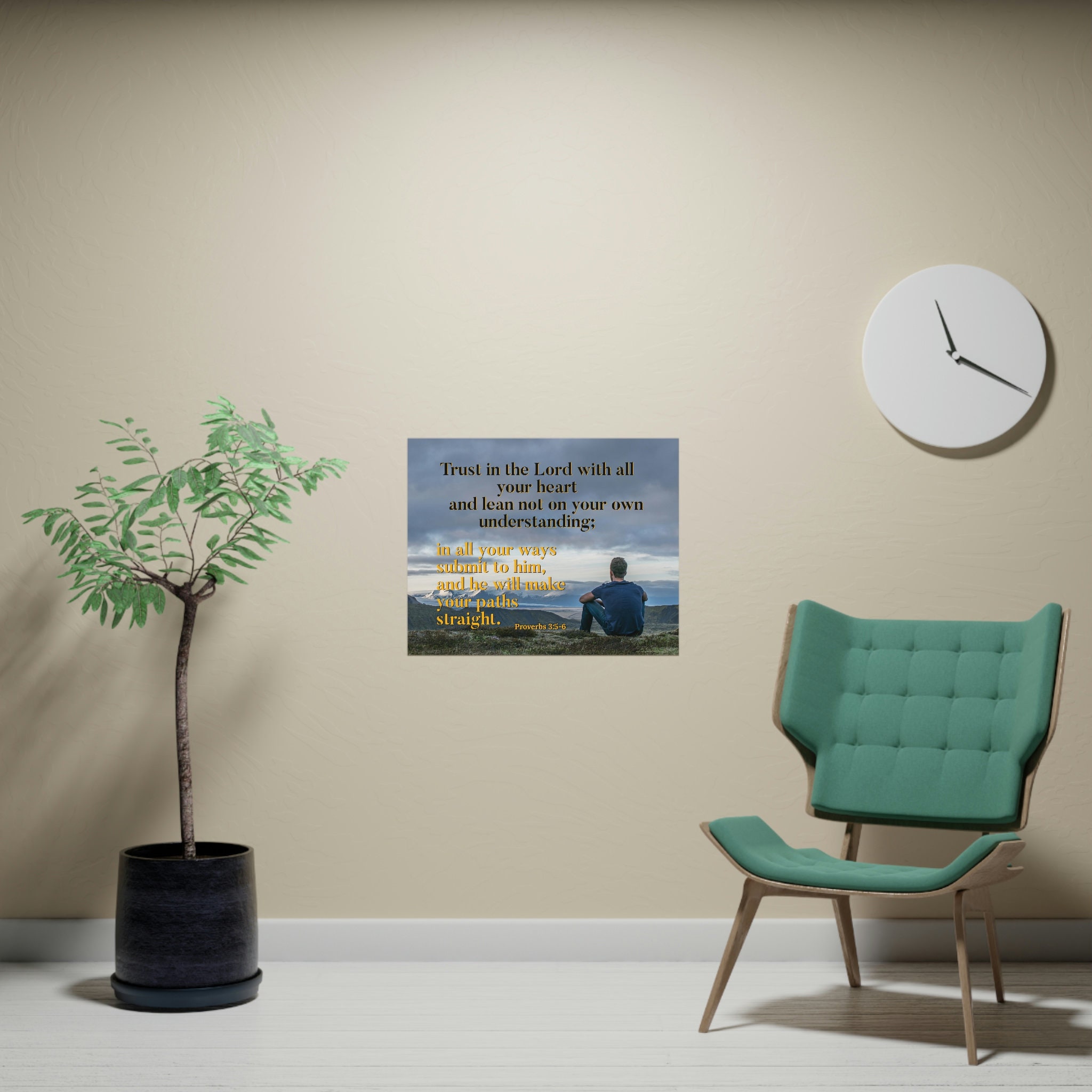Bible Verse Matte Poster| Inspirational Promise of God is a Great Gift ...