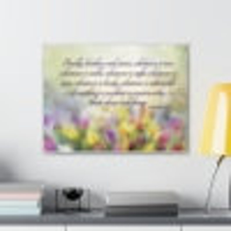 Philippians 4:8 Canvas| Bible Verse Watercolor Art, Scripture Wall ...