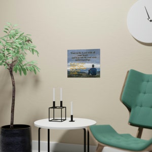 Bible Verse Matte Poster| Inspirational Promise of God is a Great Gift ...