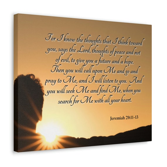 Jeremiah 29 11 13 Wall Art