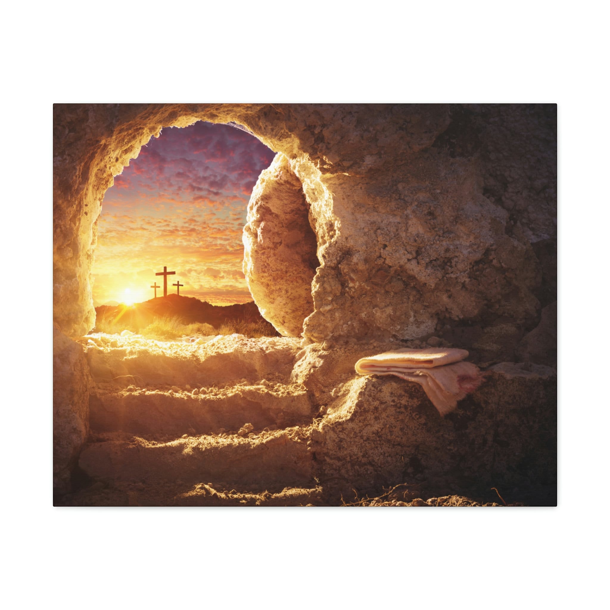 He is Risen Canvas Jesus Canvas Art Christian Canvas Art-the - Etsy