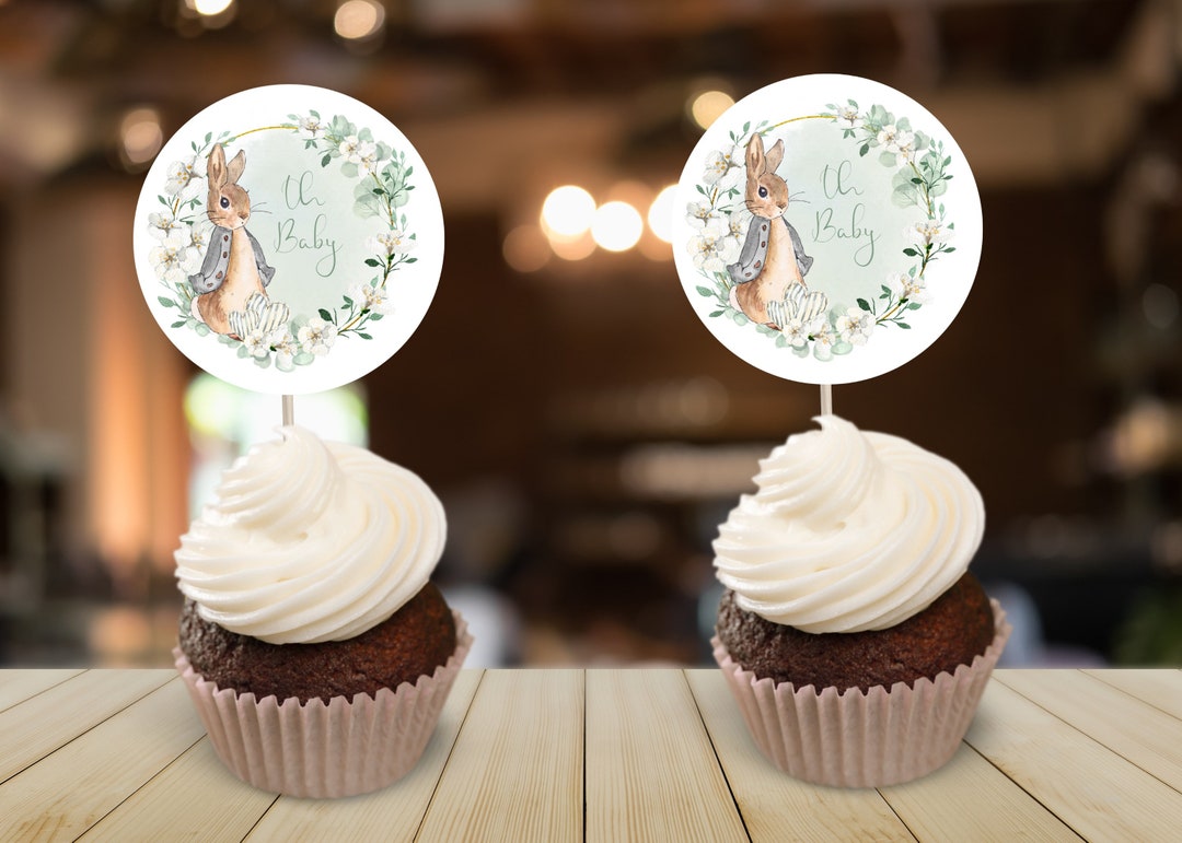 Peter Rabbit Cupcake Topper Printable-peter Rabbit Cupcake Topper ...