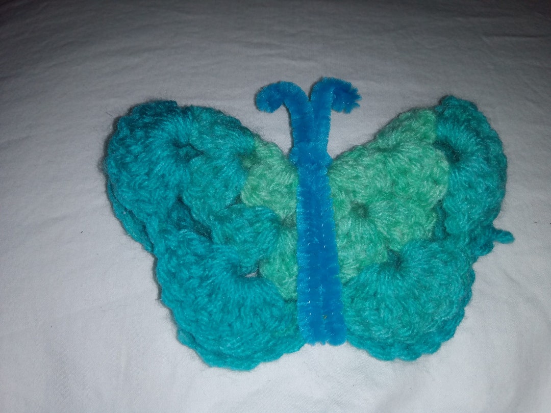 Butterfly Crochet Memo Holders - Etsy