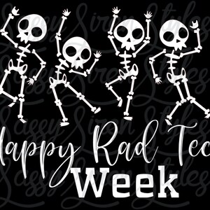 Happy Rad Tech Week Skeleton Sublimation Png - Etsy