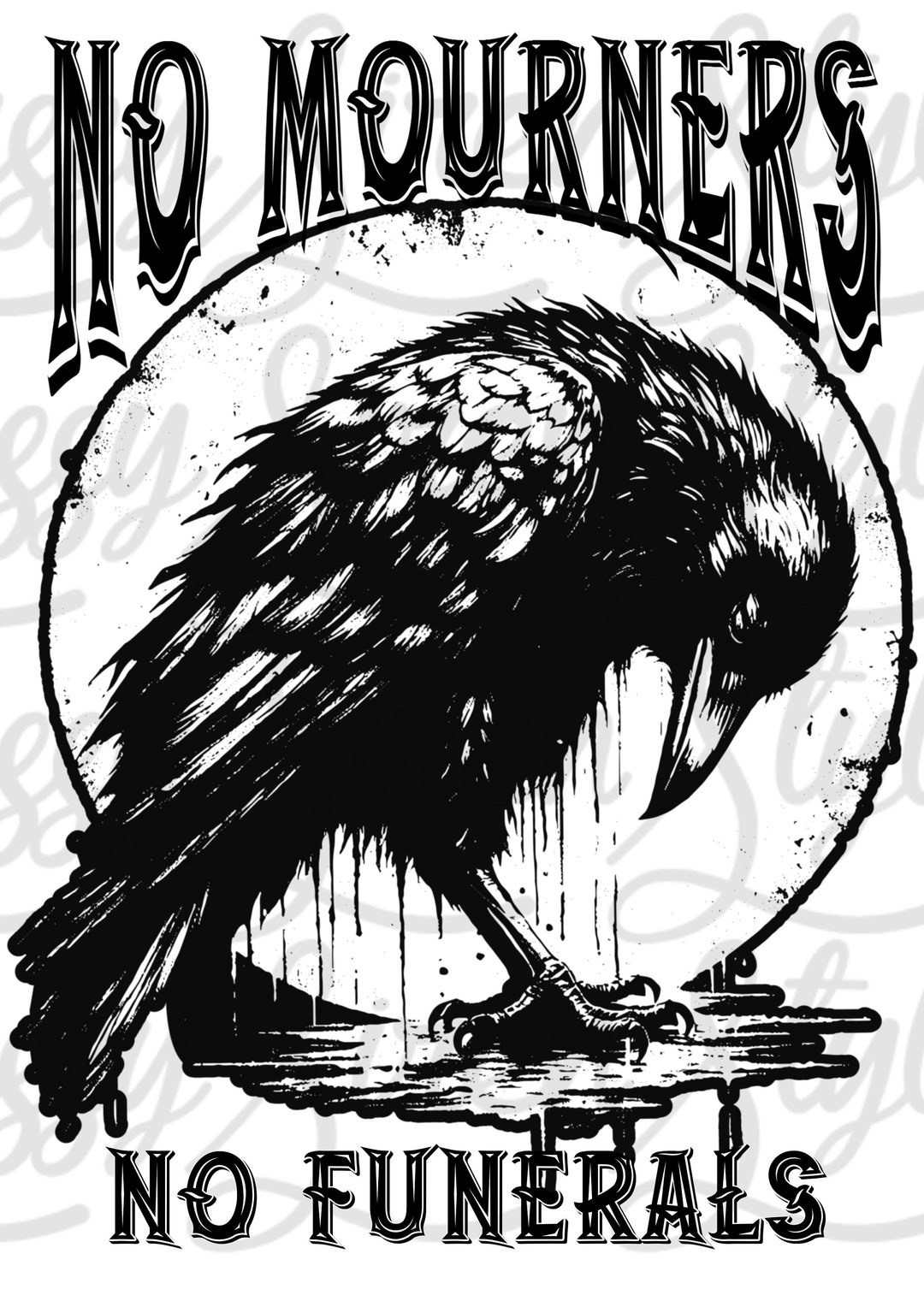 No Mourners, No Funerals Crows Digital Download Png - Etsy