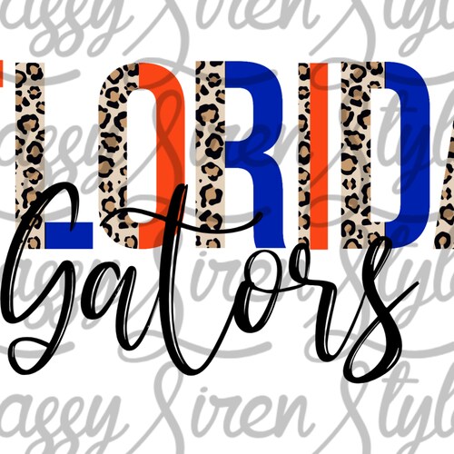GO Gators Leopard PNG/SVG | Etsy