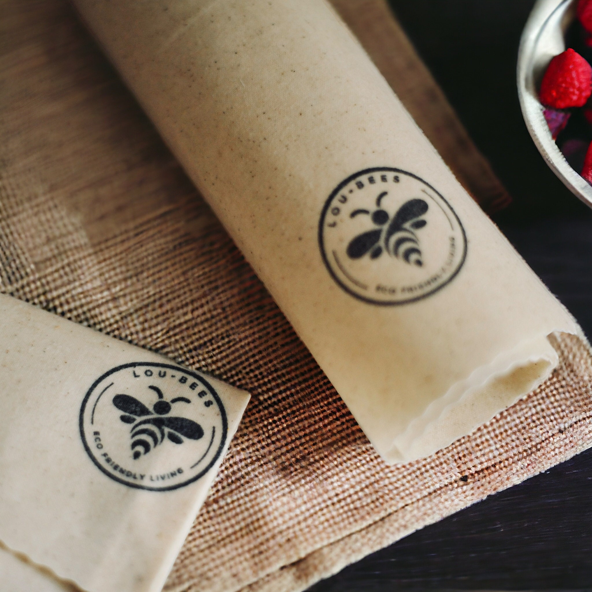 Lou-bees Closer to Nature Beeswax Wraps 13” Eco Friendly Alternative to ...