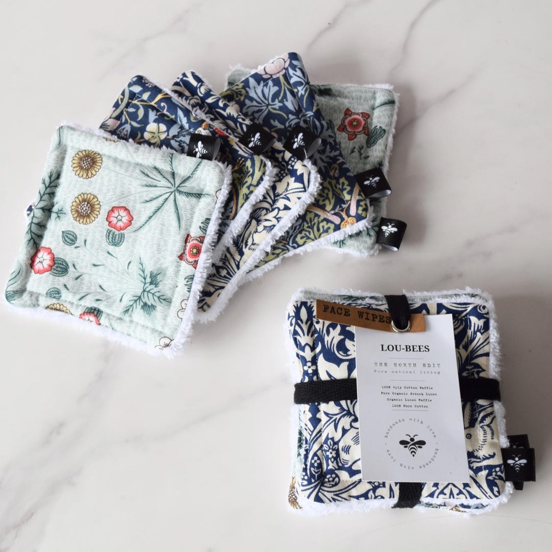 Reusable Face Wipes – William Morris Collection (pack of 5) - Etsy