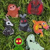Cryptid Holo Pins - Etsy