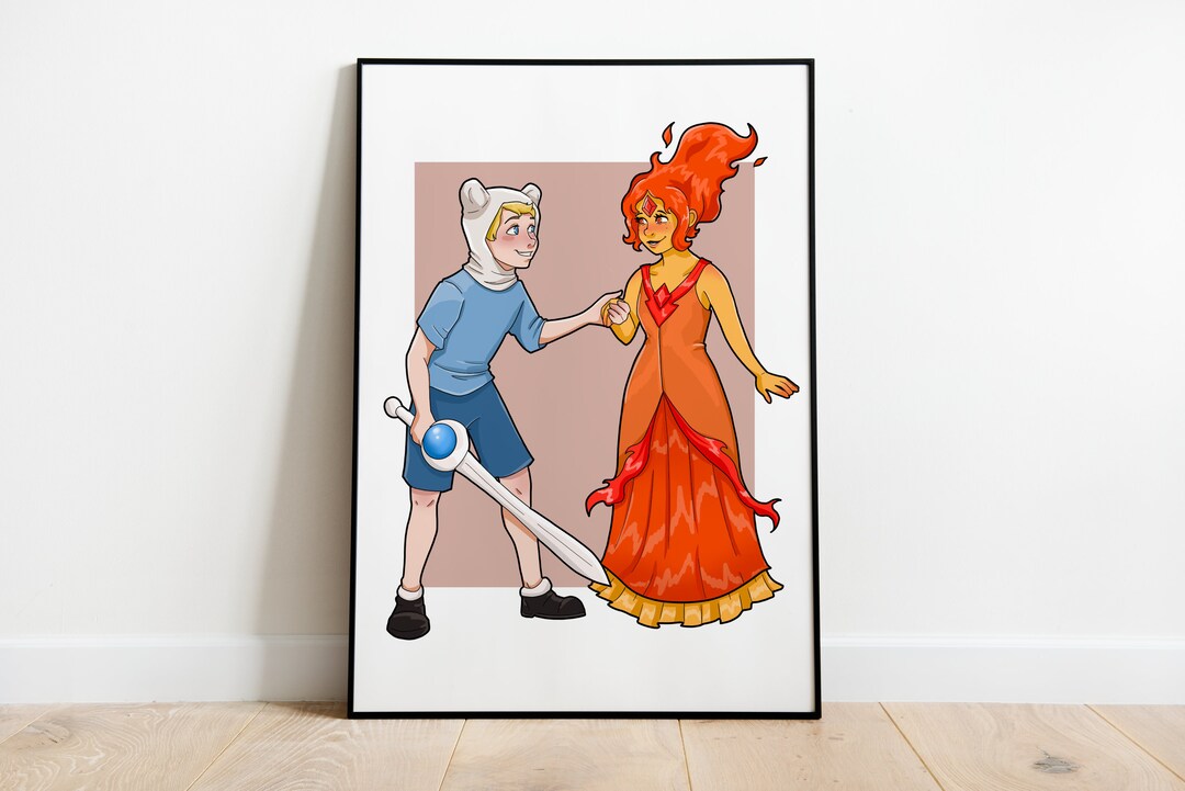 An Adventurer and a Princess Print - Etsy